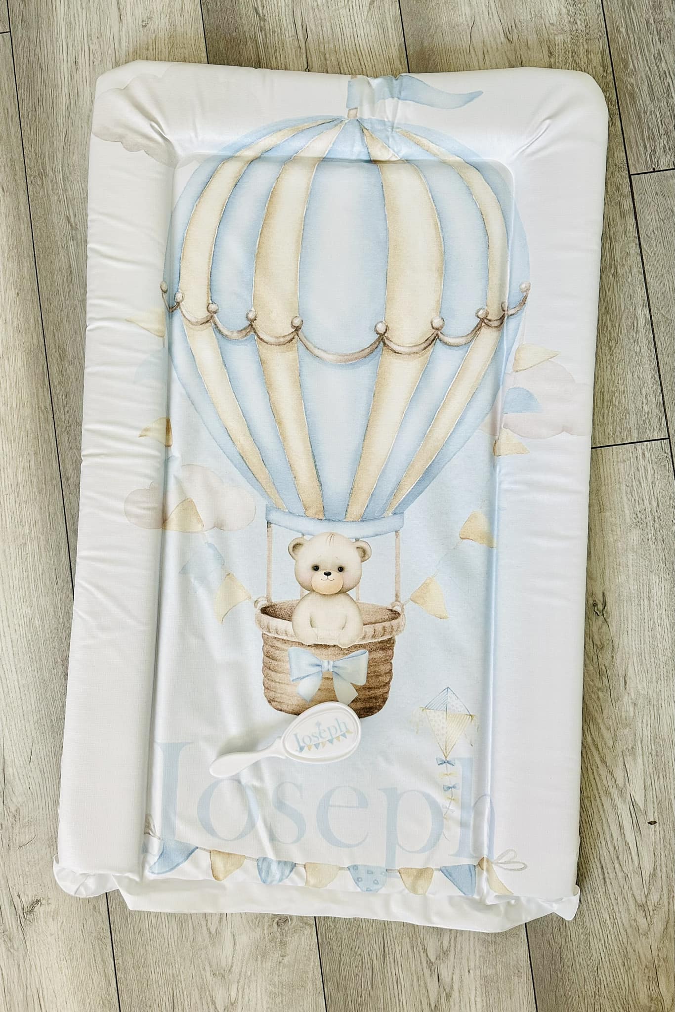 Balloon Blue changing mat – BabyLuxManchester